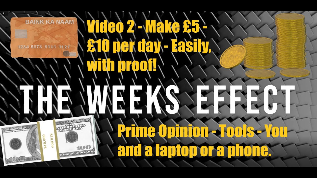 Make £5 - £10 per day - easily, with proof - YouTube