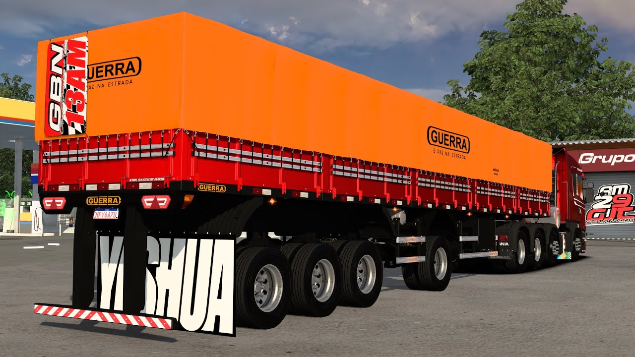 ETS 2 VIDA REAL | VIAGEM COM A SCANIA 8X2 (MODS BR) - YouTube