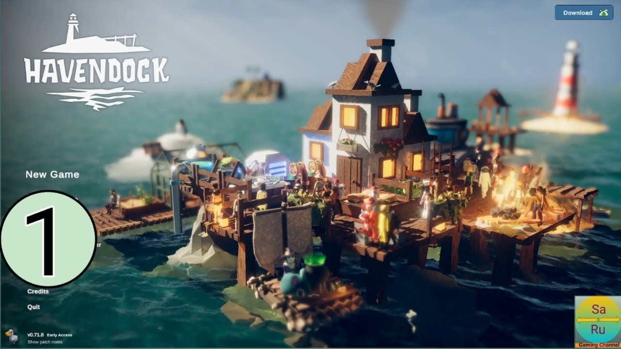 #1 Havendock walkthrough⚓ Let's Survive on a Dock⚓ - YouTube