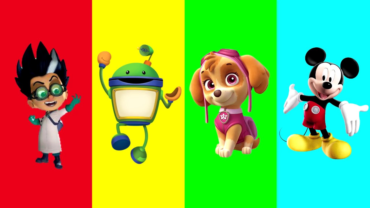 Wrong Heads Paw Patrol, Mickey Mouse Clubhouse, PJ Mask and Team ...
