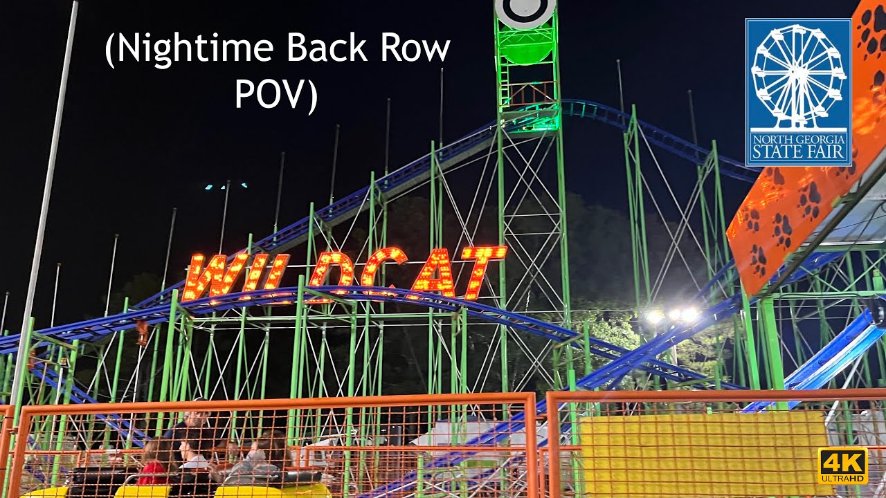 (4K) Wildcat (Back Row Nightime POV)-North Georgia State Fair - YouTube