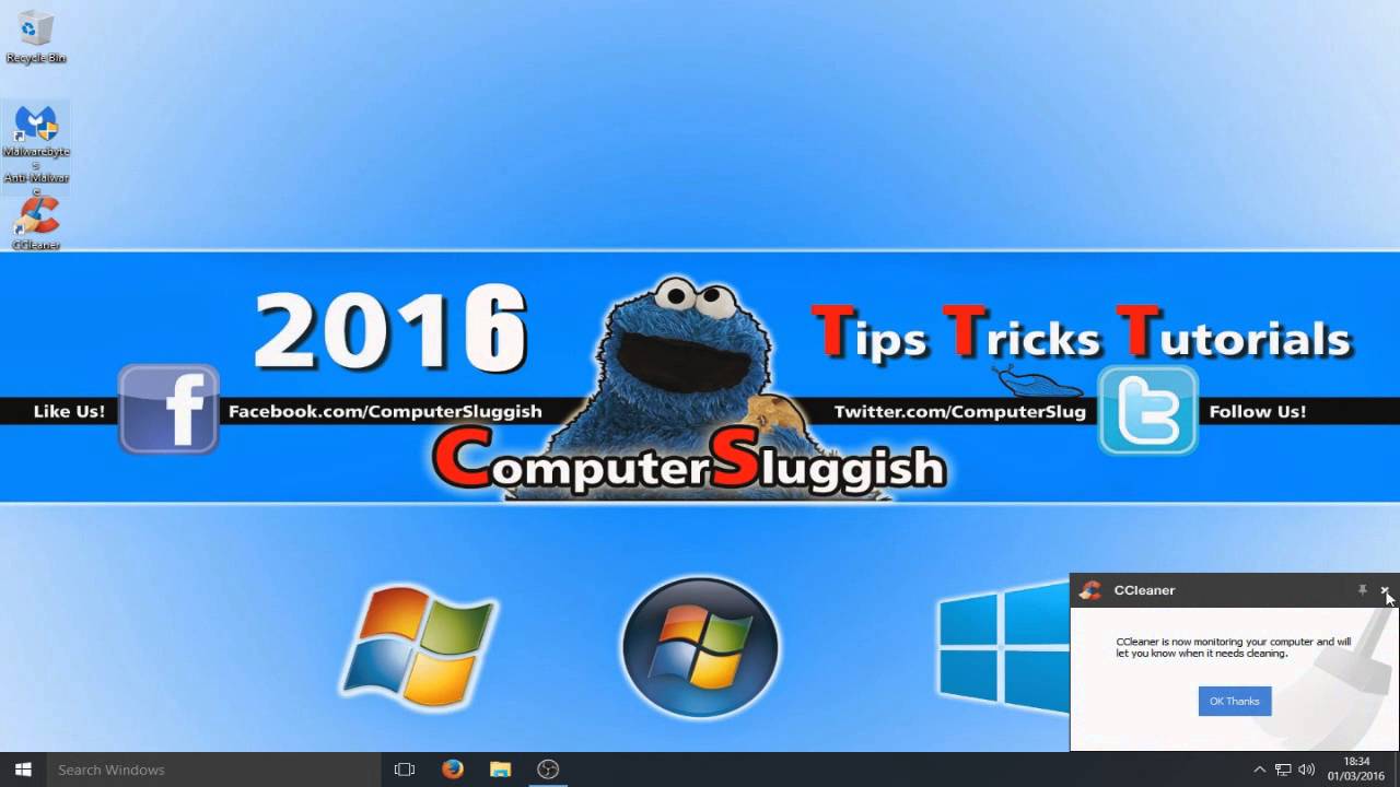 Windows10 How To Remove Malware / Virus / Adware & Popups For Free 2016 ...