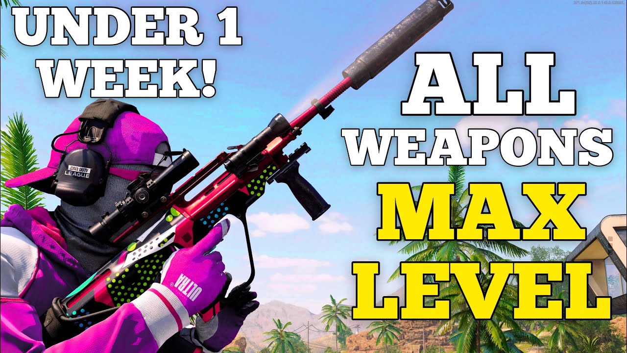 How I Got EVERY WEAPON MAX LEVEL On Warzone In 1 Week! ( Fastest Way To ...