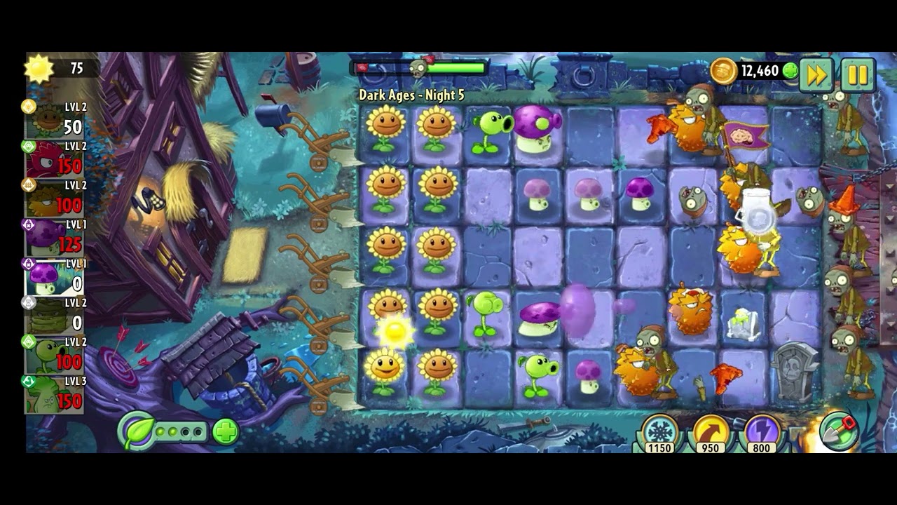 Plants Vs Zombies 2 my house😁 - YouTube
