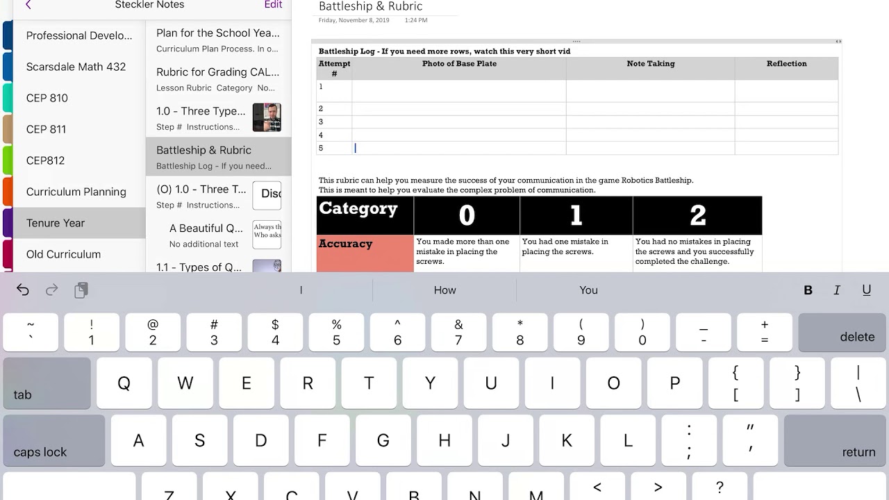 Insert A Row Into A Table In OneNote For IPad YouTube Insert A Row Into A Table In OneNote For IPad YouTube