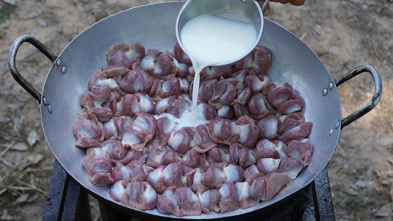 Tender Chicken Gizzard Fry Recipe | Perfect Chicken Gizzard Milk Recipe ...