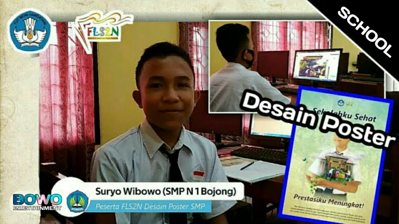 Fls2n Poster Design | SMP Negeri 1 Bojong - YouTube