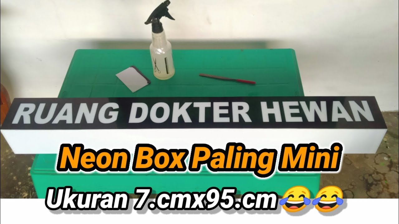 Neon Box Unik Ukuran Super Mini😂 - YouTube