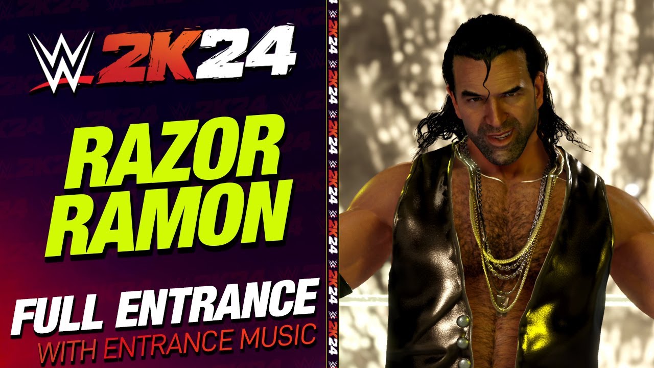 RAZOR RAMON WWE 2K24 ENTRANCE - #WWE2K24 RAZOR RAMON ENTRANCE THEME ...