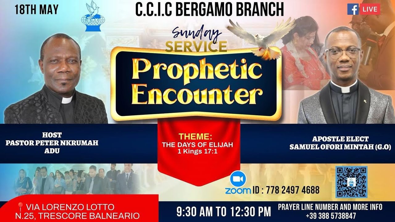 CCIC Bergamo Church 18/05/2025 - YouTube