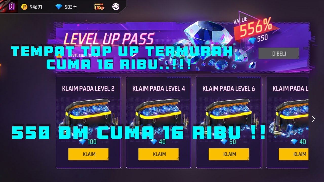 PENJELASAN LENGKAP TENTANG LEVEL UP PASS & CARA MEMBELINYA‼️ - YouTube