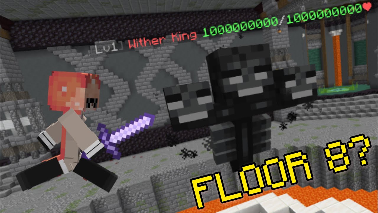 Playing Skyblock Catacombs Floor 8 and 9 (New Fanmade Dungeon) - YouTube