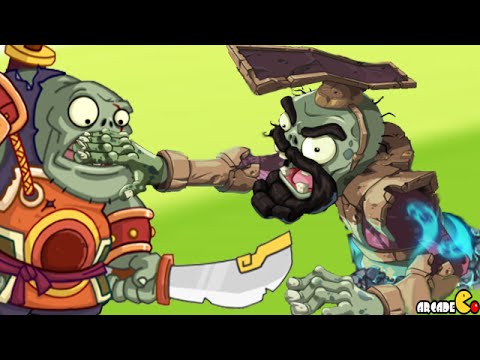 Plants Vs Zombies 2: ZOMBOSS GENERAL Vs ZOMBOSS Qing Shi Huang Bamboo ...
