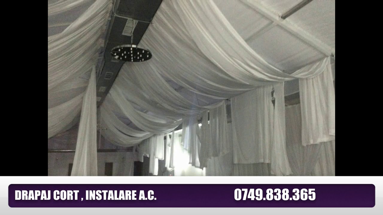 DRAPAJ CORT MONTAJ A C Info: 0749.838.365 - YouTube