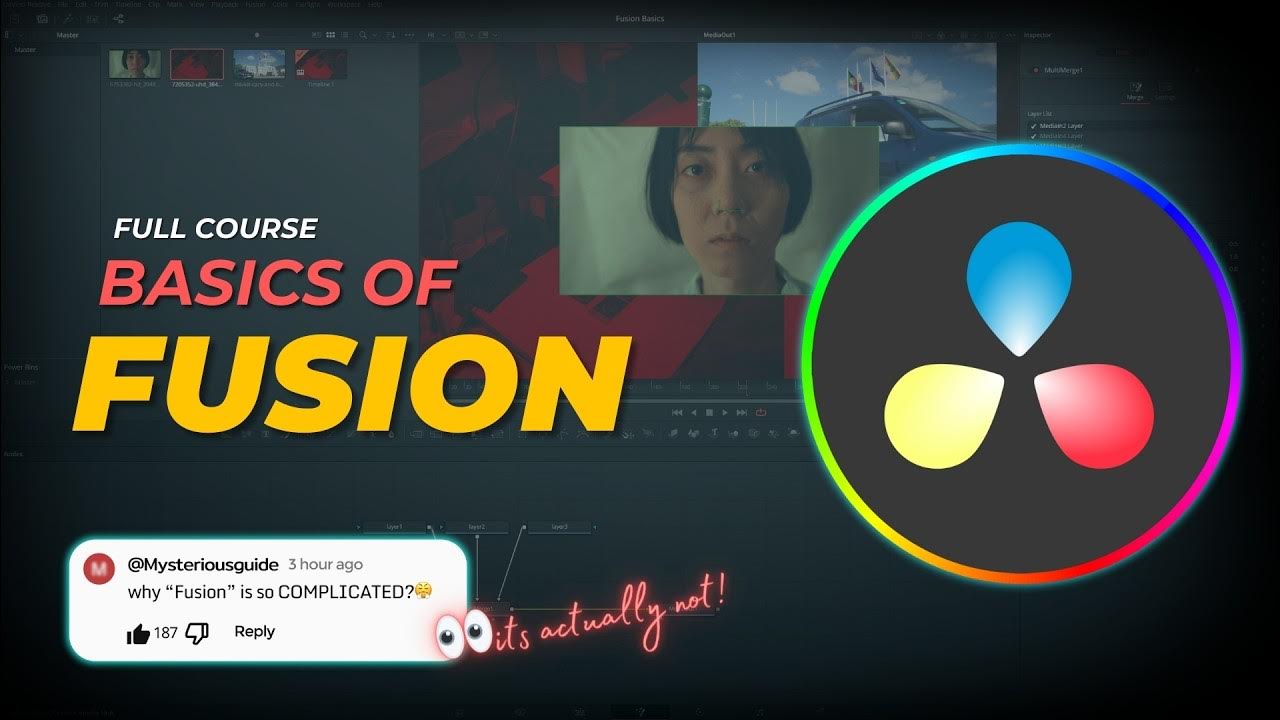 Davinci Resolve FUSION for Beginners | Complete Course in Hindi - YouTube