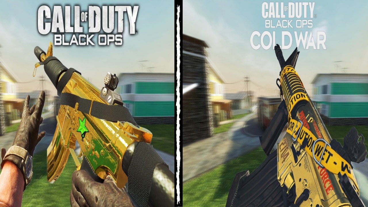 Black Ops 1 Commando Vs Black Ops Cold War XM4 Commando - YouTube