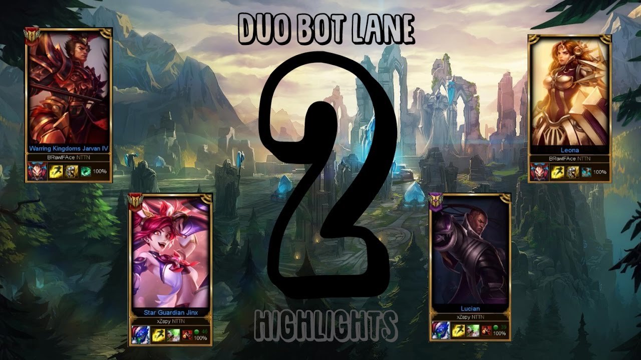 LEAGUE OF LEGENDS: DUO BOT LANE HIGHLIGHTS - YouTube