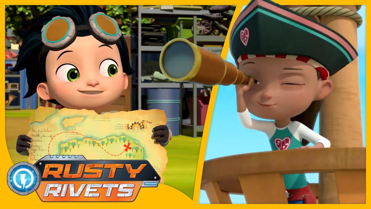 Rusty and the Pirates of Sparkton Hills | Rusty Rivets | Cartoons for ...