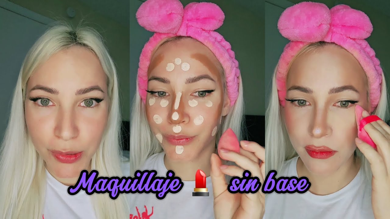 Maquillaje sin base de maquillaje #parati #viral #makeuptutorial # ...