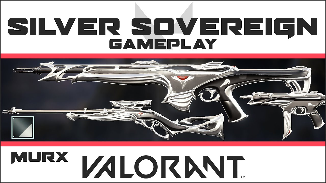Sovereign VALORANT Skins GAMEPLAY | Silver: Level 6 Chroma Variant ...