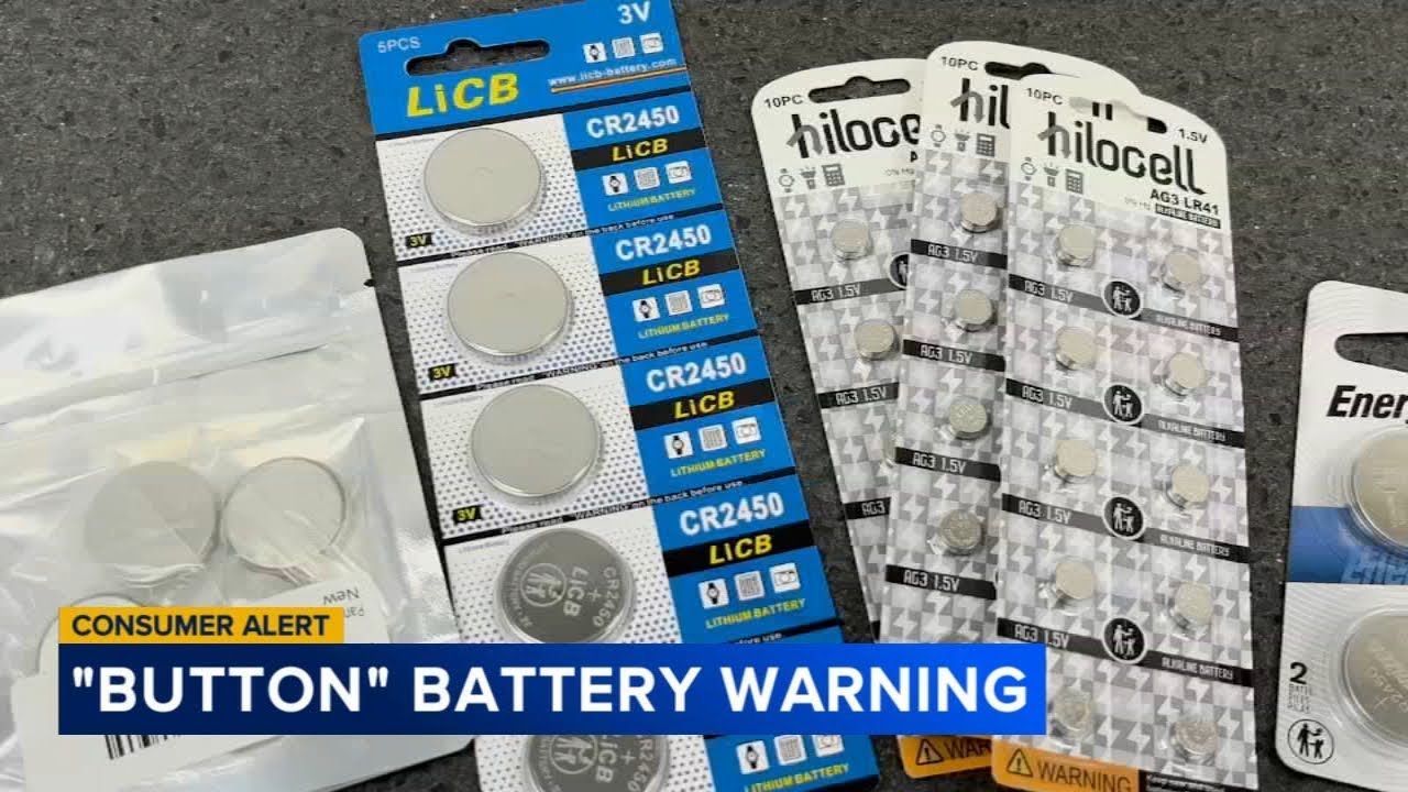 Consumer Reports warns of button battery risks in household items - YouTube