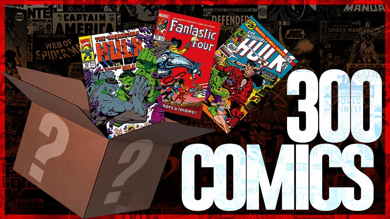 300 Random Marvel Comics Lot Unboxing - YouTube