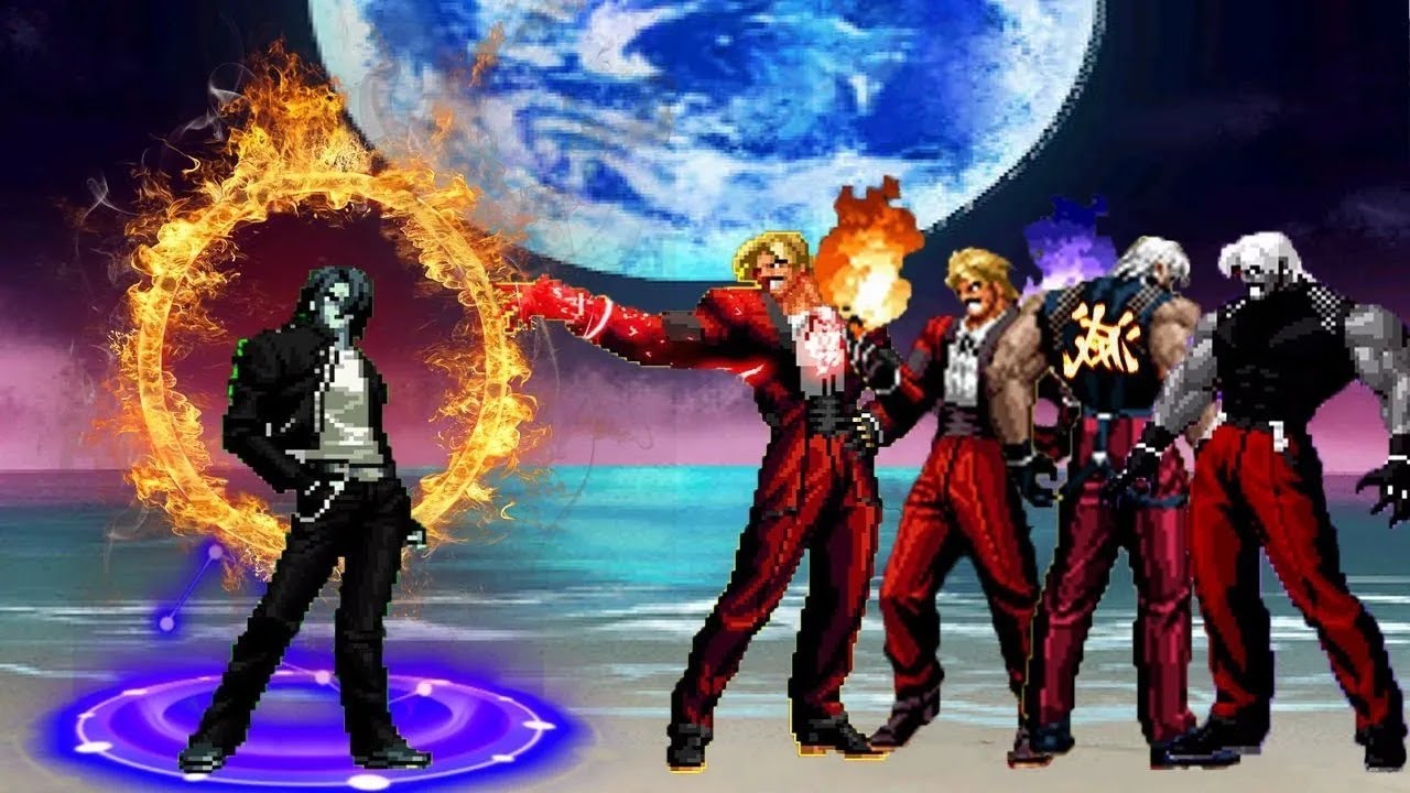 Phoenix Kyo Kusanagi Vs Ultimate Rugal Team [Mugen KOF] - YouTube