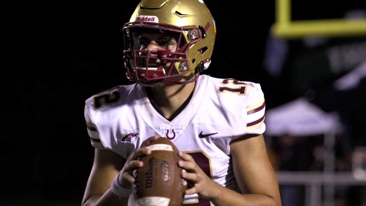 Alabama 4-star 2023 QB commit Dylan Lonergan in action against Collins ...