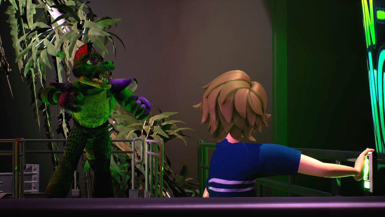 Monty gets destroyed by Gregory in 3rd Person View - Five Nights at ...