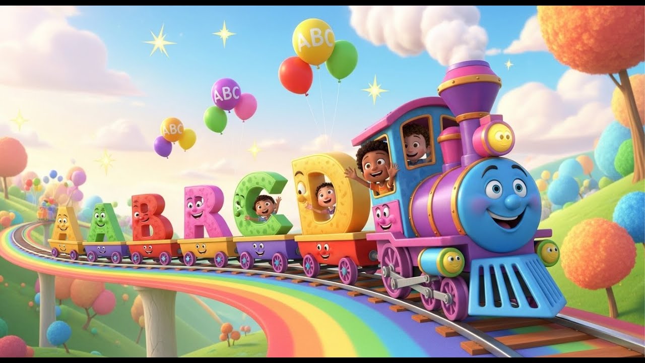 ABC Magic Train Ride | Kids Song & Nursery Rhyme - YouTube