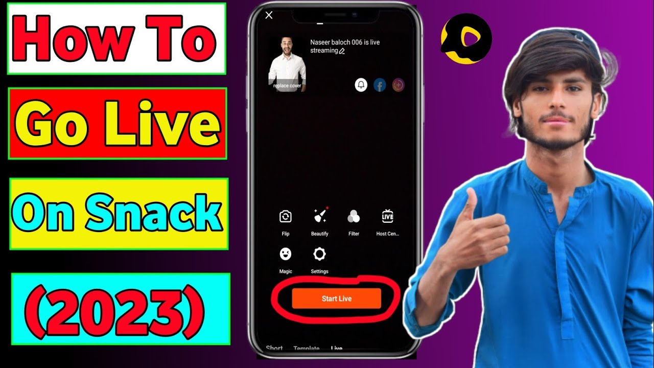 snack video live Kaise aaye 2024 || go live on snack video without 1k ...