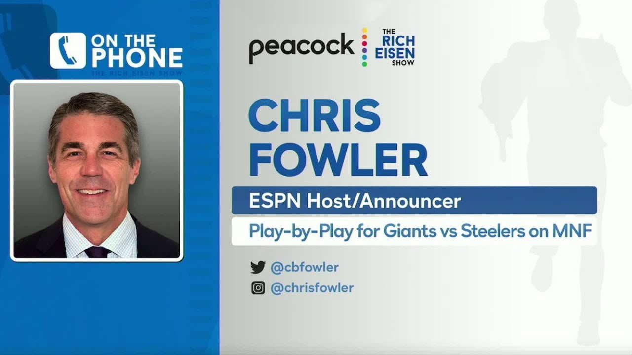 ESPN’s Chris Fowler Talks Giants vs Steelers, US Open Tennis & More ...