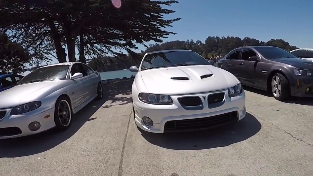Pontiac GTO and G8 meet in San Francisco - YouTube