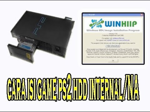 TUTORIAL ISI GAME PS2 HDD INTERAL DENGAN APLIKASI WinHipp - YouTube