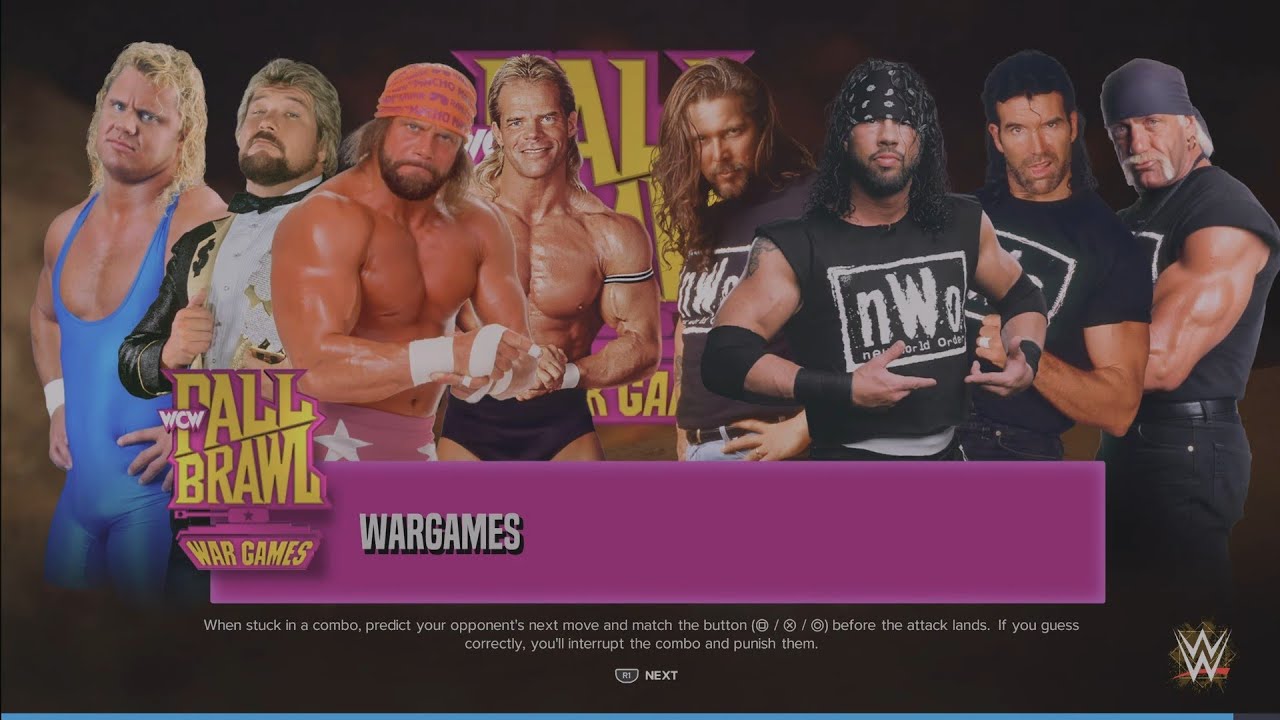 #WWE2K24 - WCW - War Games Match - Team Perfect Vs. New World Order ...