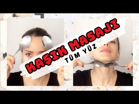 Tüm Yüz Gençleştiren Kaşık Masajı
