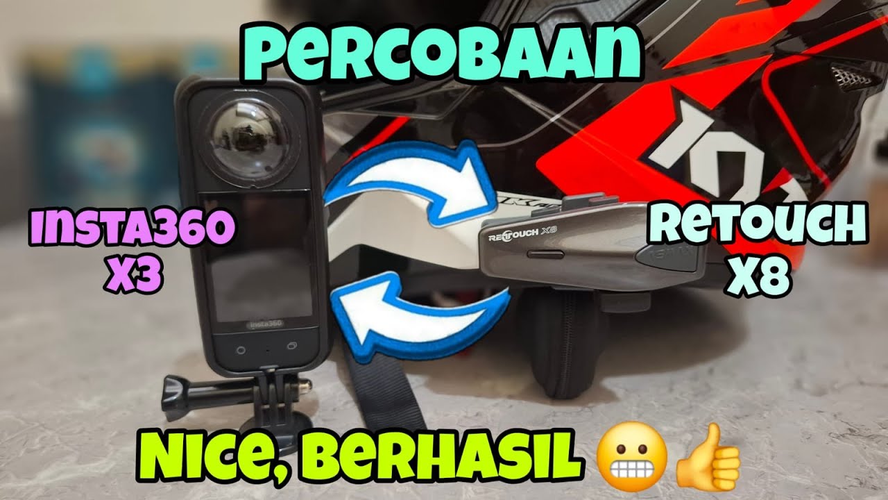 Percobaan Menghubungkan Insta360 X3 & Retouch X8 - Vlog #392 - YouTube