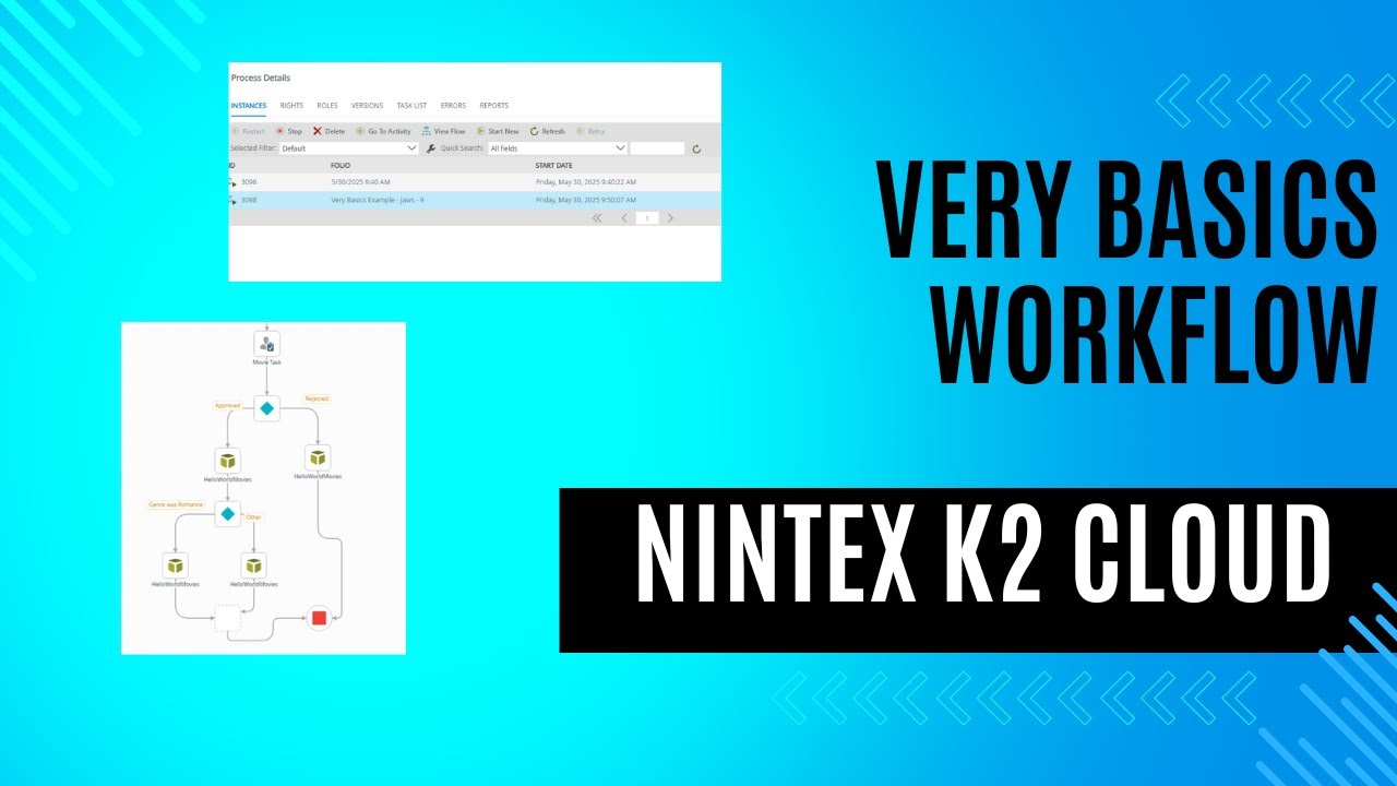 Nintex Automation K2: Workflow Very Basics - YouTube