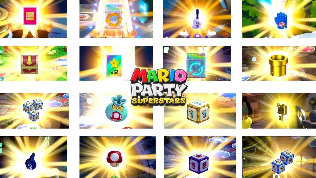 All Items | Mario Party Superstars - YouTube