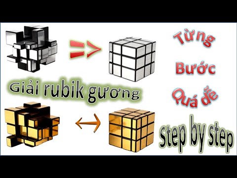 Hướng dẫn cách giải rubik gương từng bước dễ nhất - how to solve rubik ...