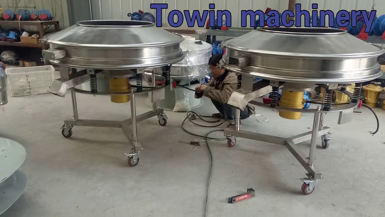 Ceramic clay slurry filter machine solid and liquid vibrating screen ...