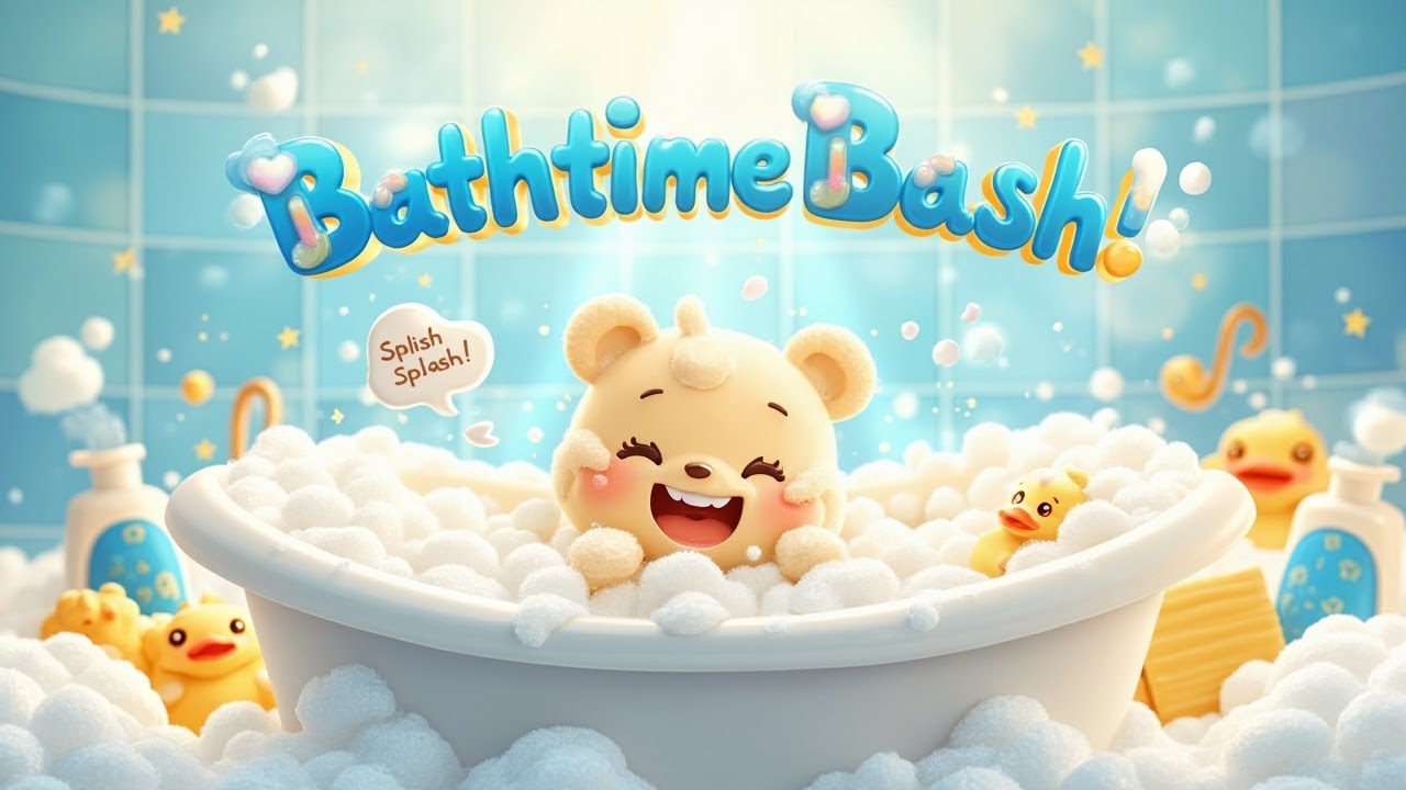 Bathtime dance Song for Kids "Splish Splash Bathtime Bash" - YouTube