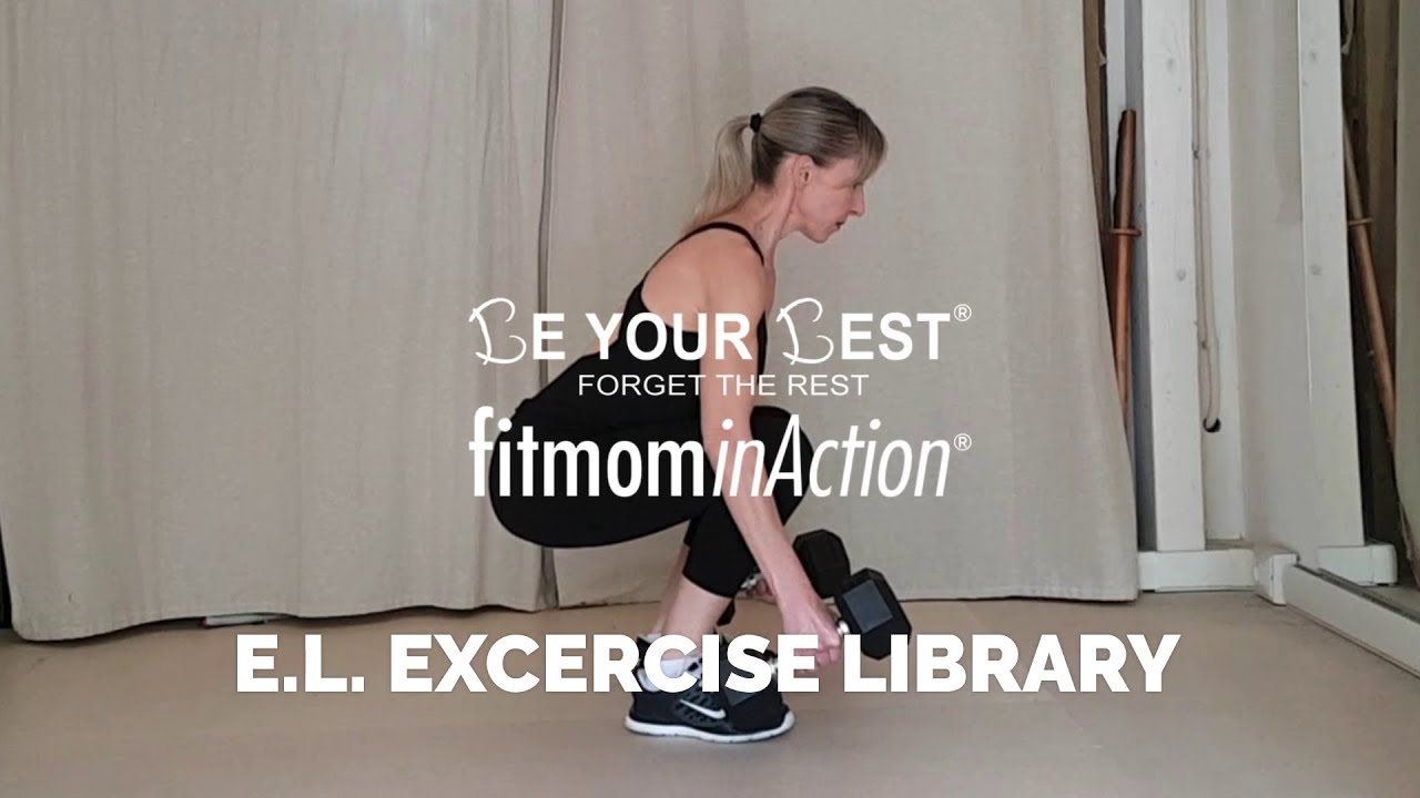 SQUAT CON MANUBRI - DUMBBELL SQUAT - YouTube