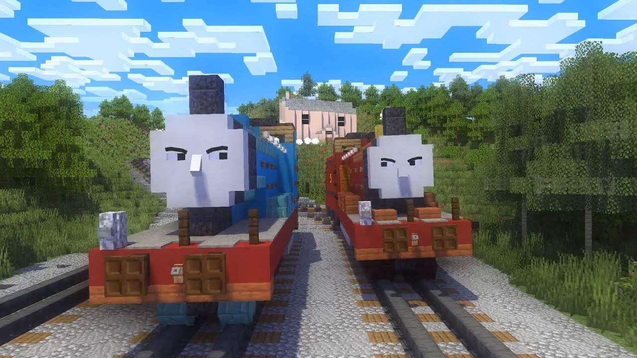 Edward vs. James in Minecraft Animation - YouTube