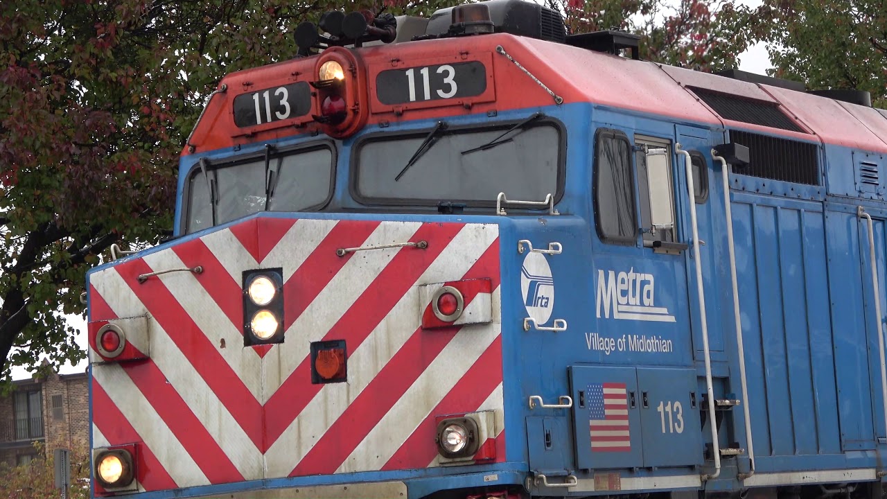 METX# 113 (Metra Village Midlothian) - YouTube