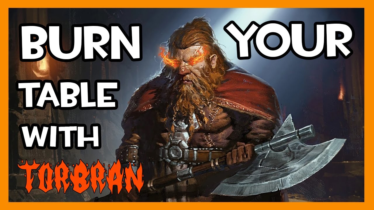 Torbran, Thane of Redfell Burn | Mono Red Aggro EDH Deck Tech - YouTube