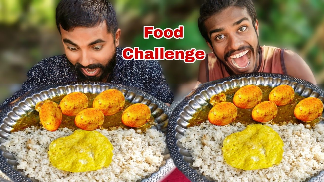 Egg Rice Eating challenge | Food challenge | Egg curry - YouTube