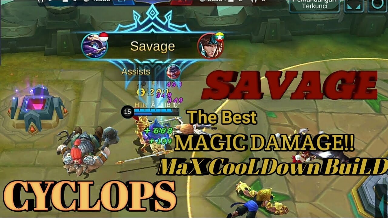 SAVAGE"CYCLOPS, THE BEST MAGIC DAMAGE!! Max colldown build - YouTube