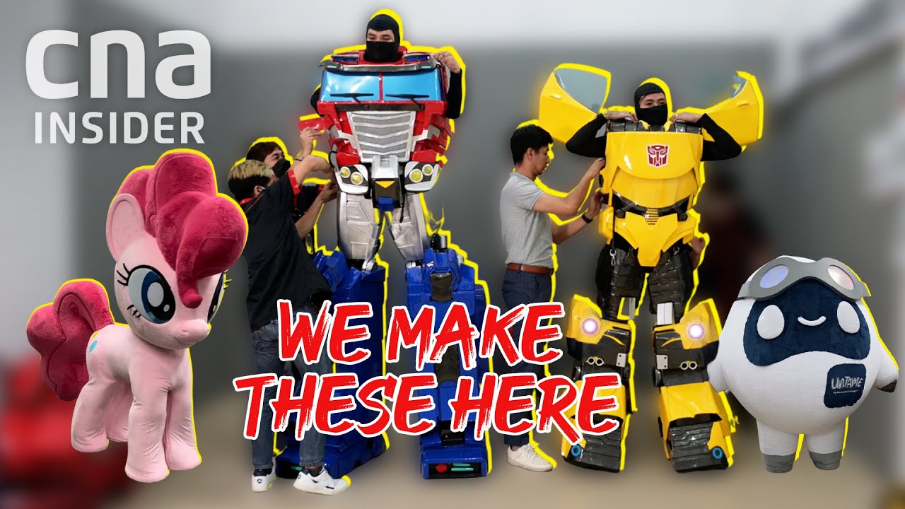 Inside Our Family's Mascot & Costume Making Business - YouTube