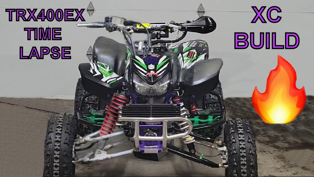 "Watch us Transform This Honda TRX400EX in Just Minutes!" XC Build ...